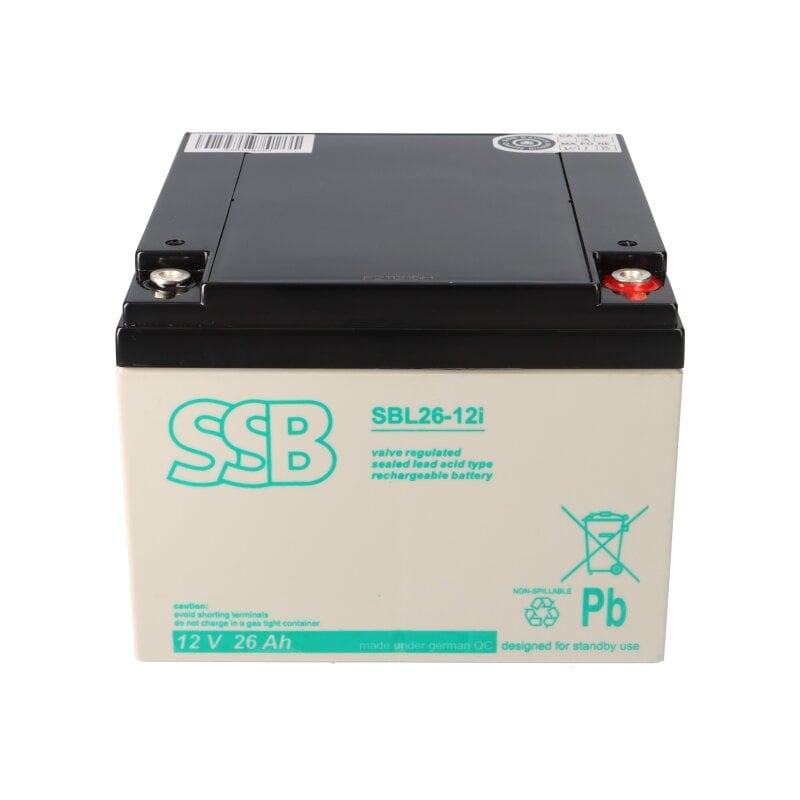 SSB Blei Akku SBL 26-12i AGM Batterie - 12V 26Ah