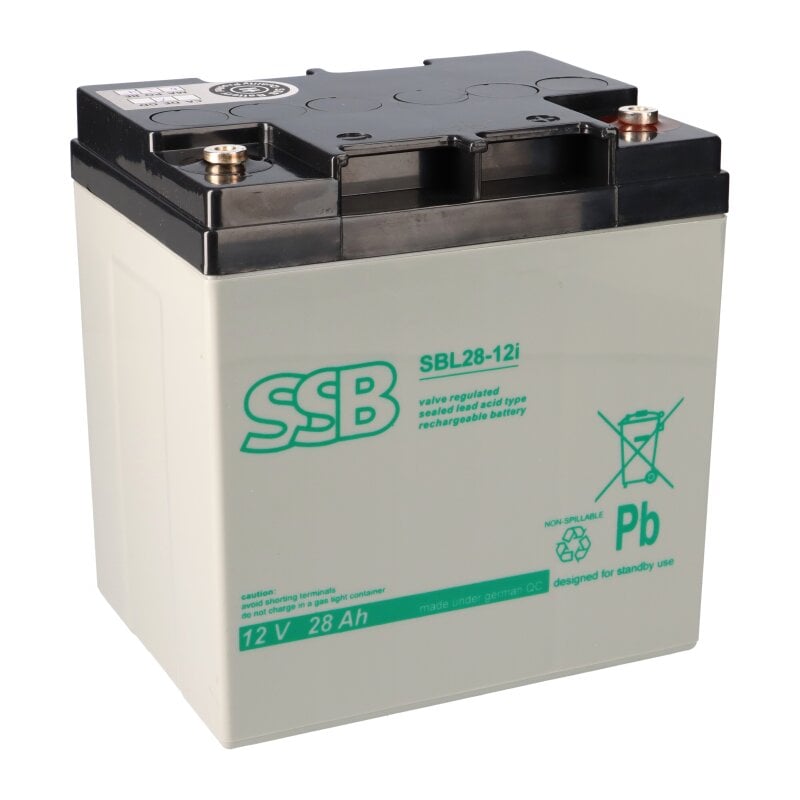 SSB Blei Akku SBL 28-12i AGM Batterie - 12V 28Ah