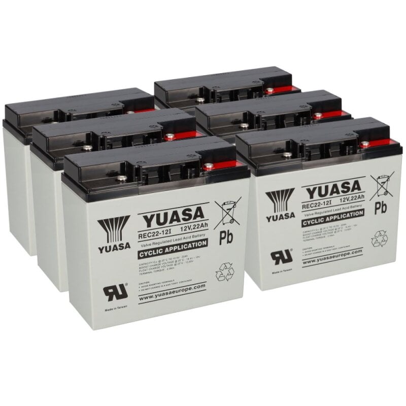 Bleiakku 72V 22Ah ( 6x 12V 22Ah REC22) kompatibel SXT Raptor V3 zykle