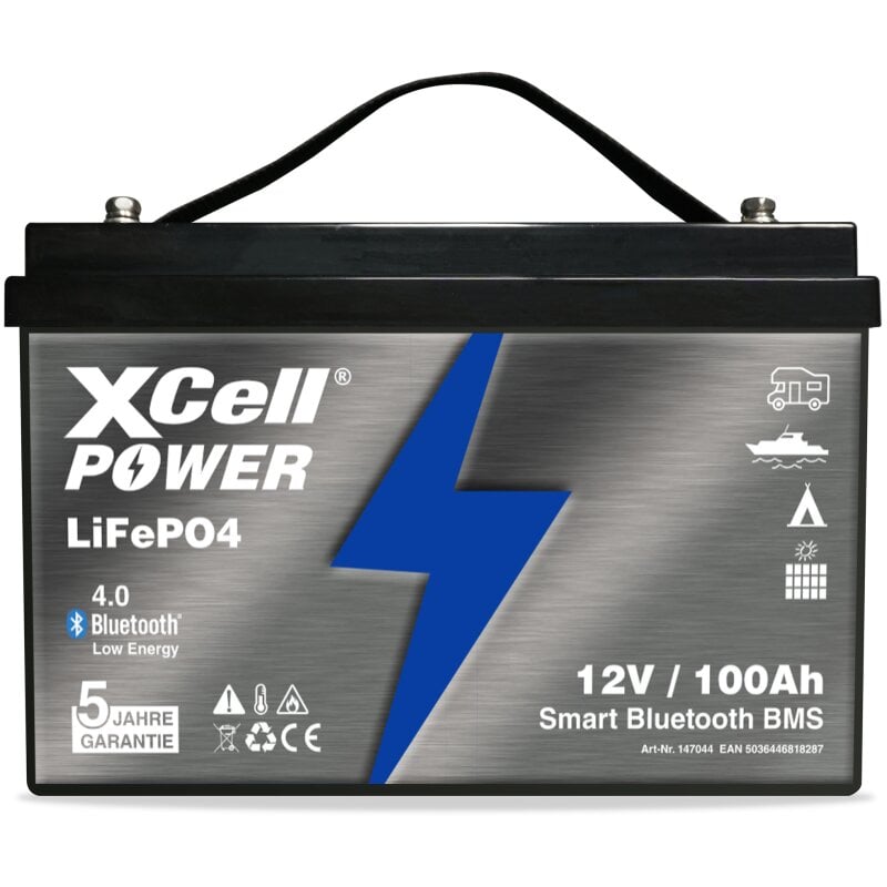 XCell LiFePO4 Akku 12V / 100Ah Pro Ultimate inkl. Bluetooth