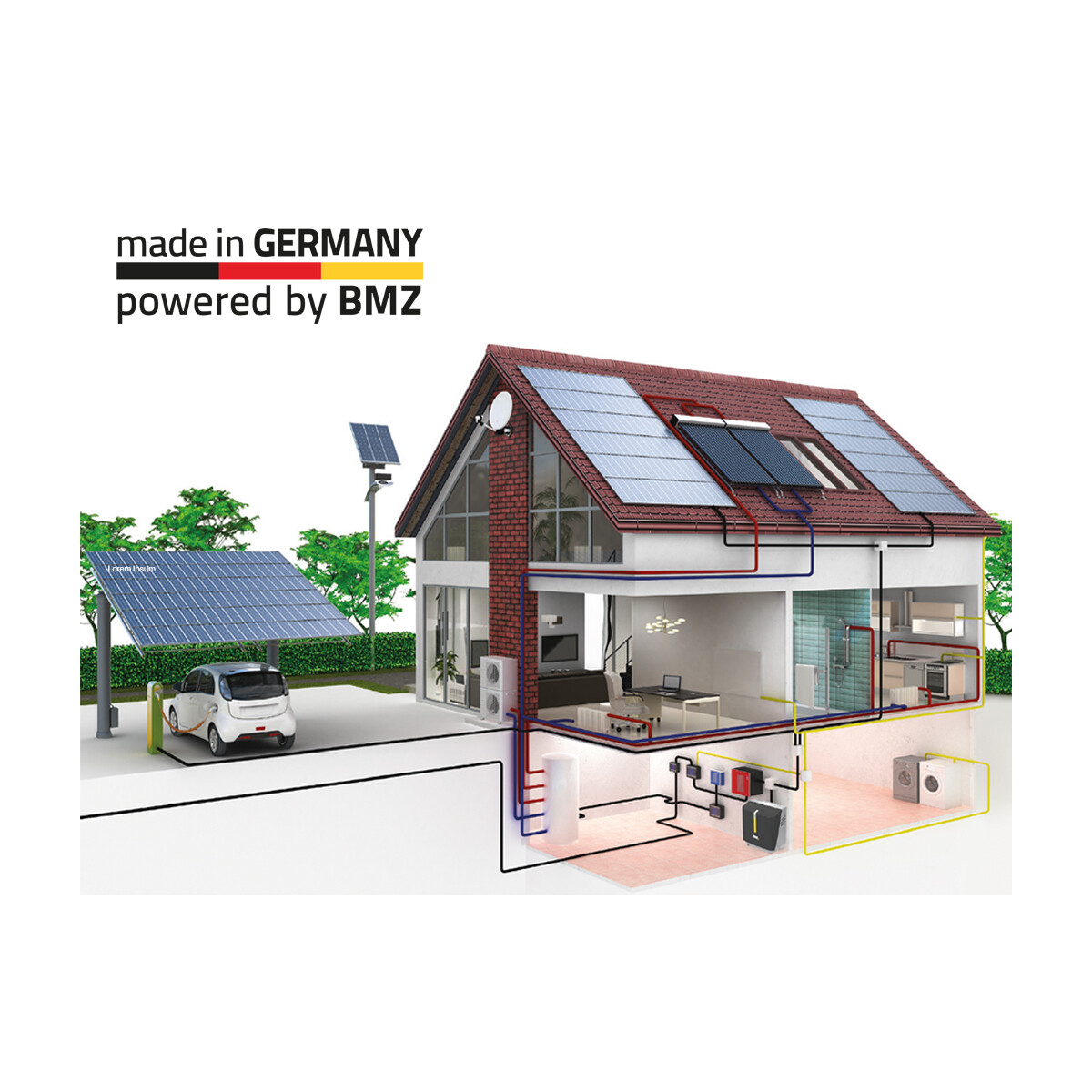 BMZ Hyperion LONG LIFE Set 4 Module bis 8,4 kWh nutzbar - Made in Ger