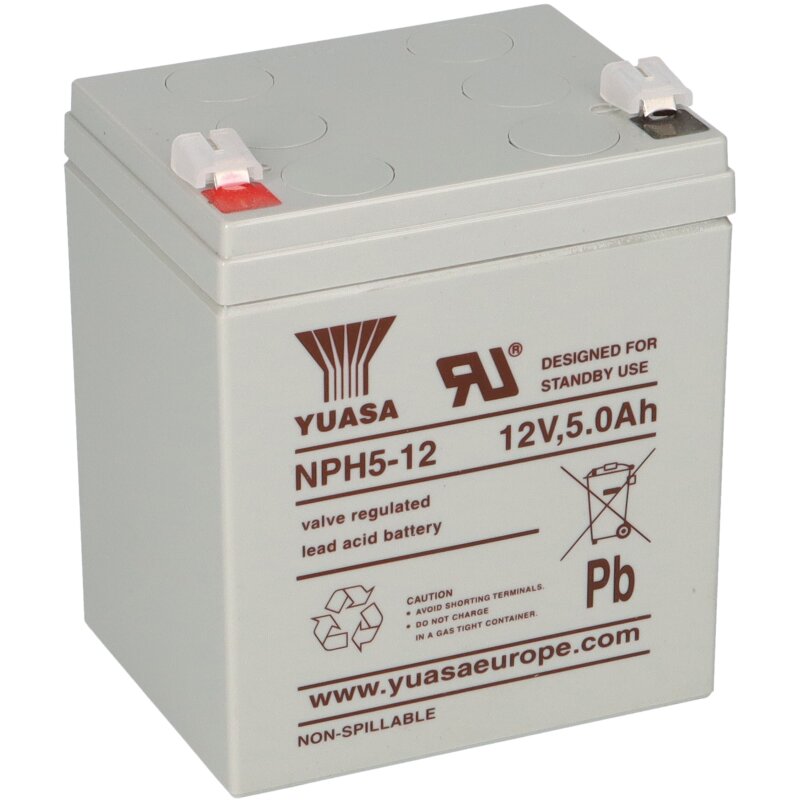 Blei-Akku YUASA NPH5-12 Hochstromakku - Faston 6,3mm kaufen