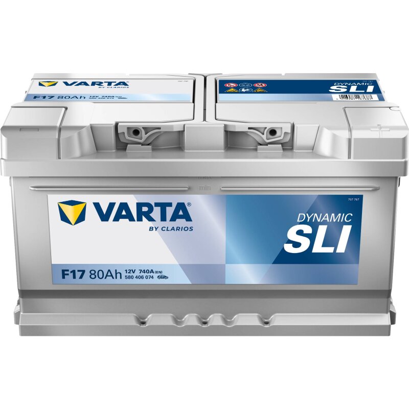 Varta BLUE Dynamic 580 406 074 3132 F17 12Volt 80Ah 740A/EN Starterba