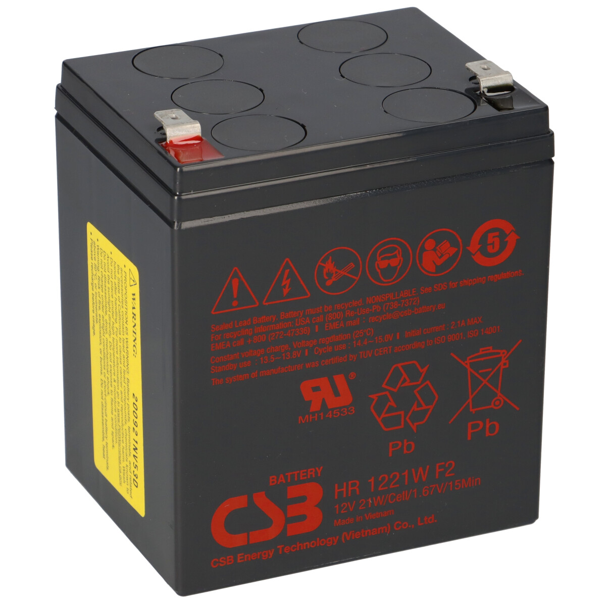 CSB Bleiakku AGM 12V 5Ah HR 1221W 12V 21W Hochstrom kaufen