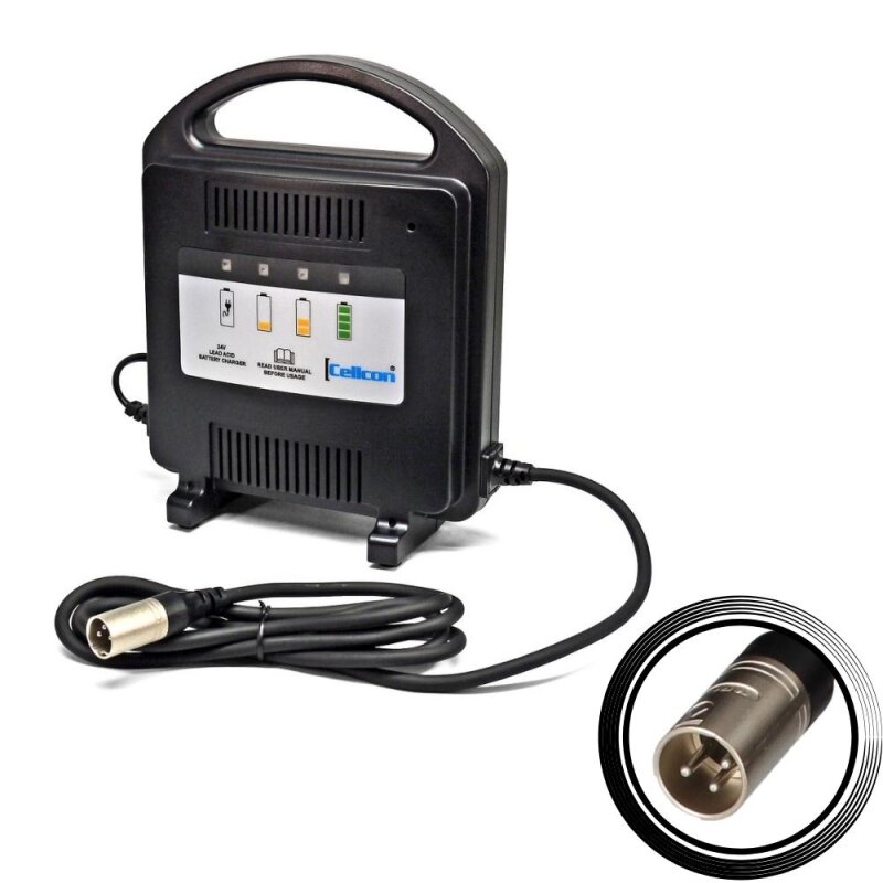 Ladegerät XLR-Stecker für Bleiakkus 24V 8A AGM Gel kaufen